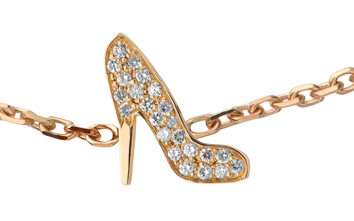 Redline Bijoux Gossip Chaine Bracelet Or Rose Diamant - Redline