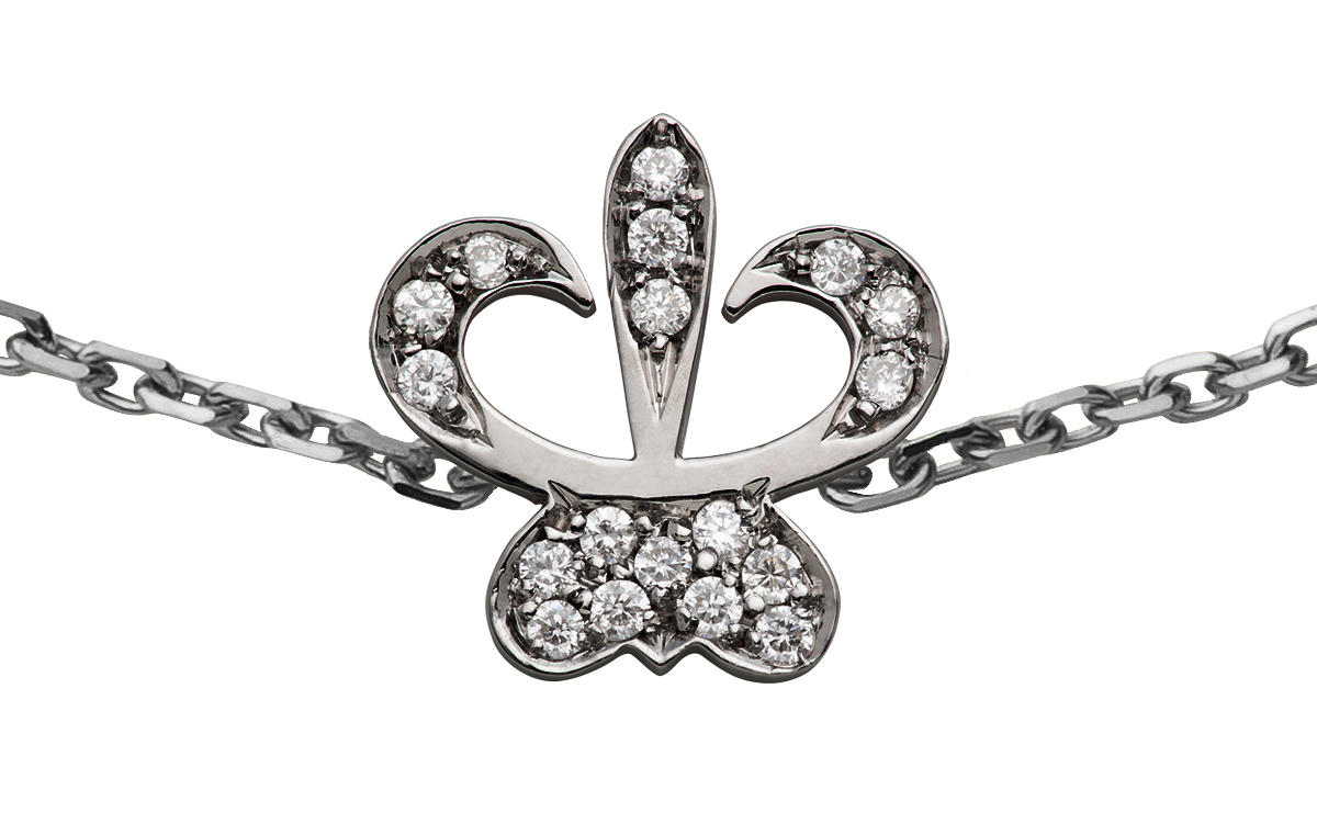 Redline Bijoux Lilium Chaine Bracelet Or Noir Diamant - Redline