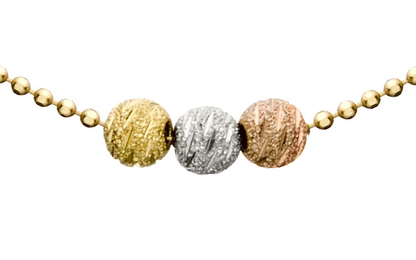Collier Or Blanc,Sweety Three Chaine Redline Bijoux - Redline