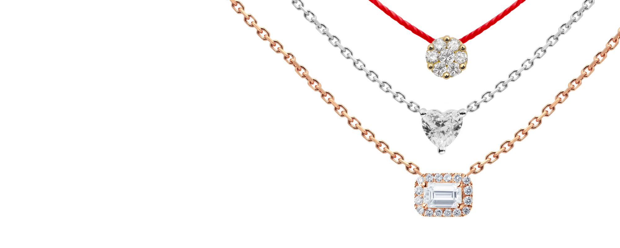 Collier fin diamant RedLine femmes - RedLine - Redline