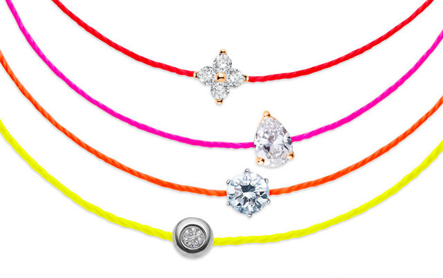 Bracelet fil coloré avec diamant | RedLine Blog - Redline